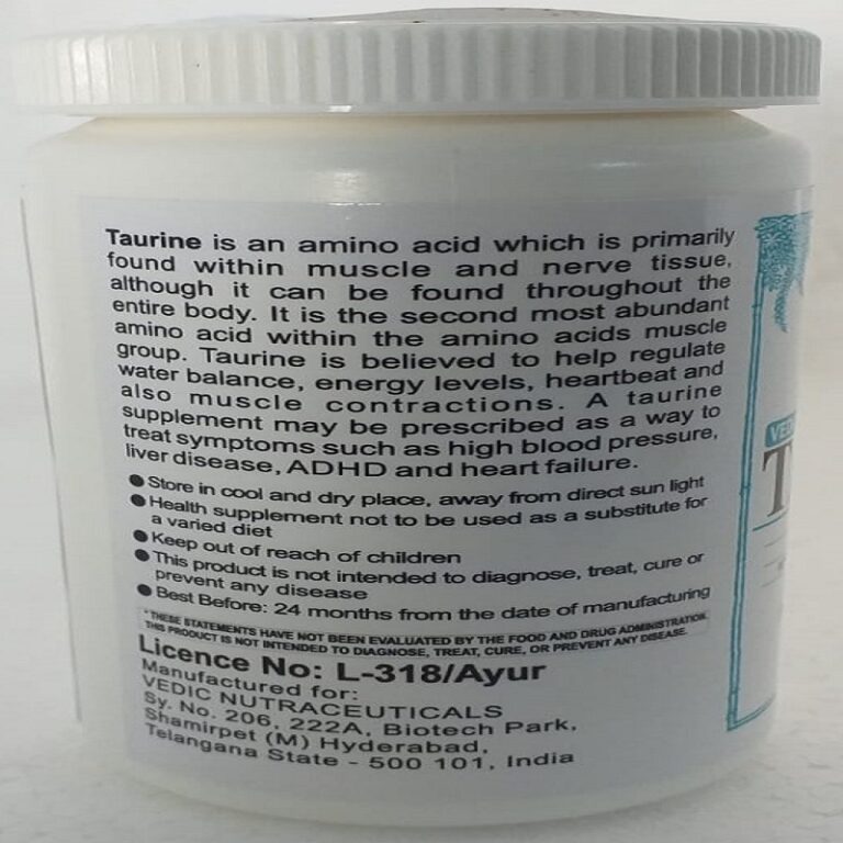 Taurine – Vedic Nutraceuticals
